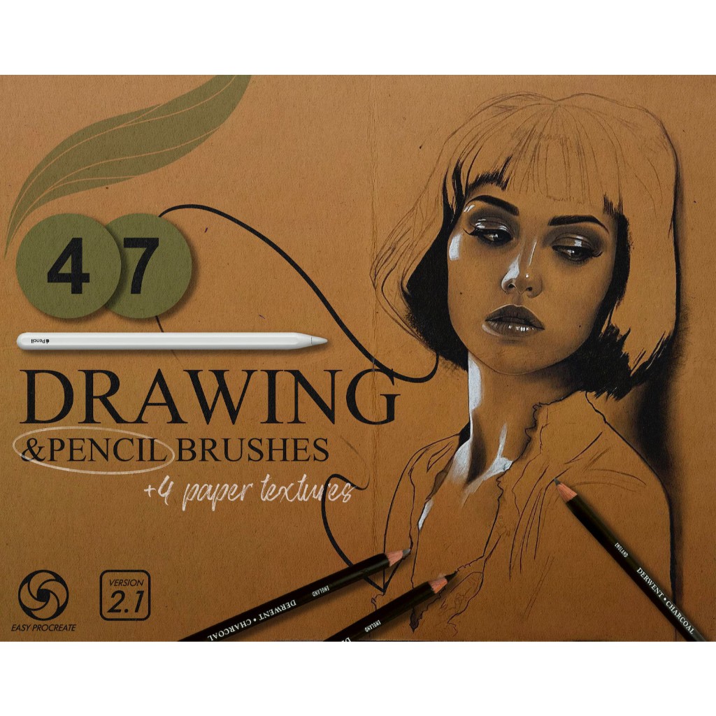 Jual Procreate Brush - 47 Drawing & Pencil Brushes | Shopee Indonesia