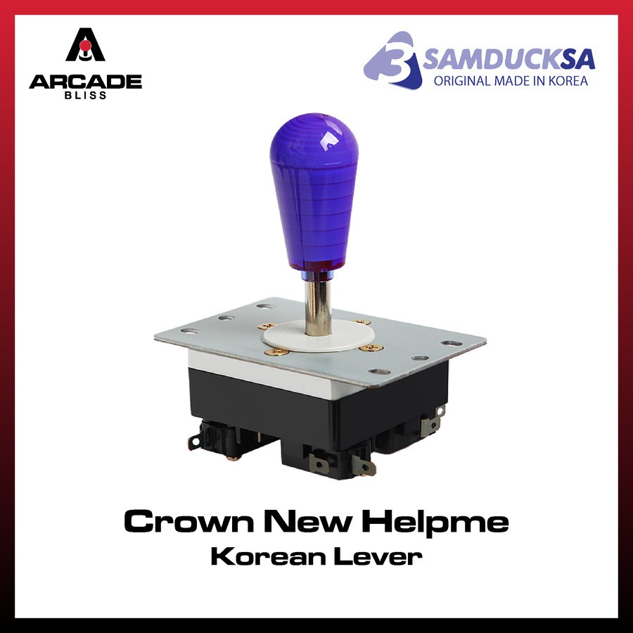 Jual Crown CWL New Helpme F Korean Lever Purple Joystick Handle Arcade ...