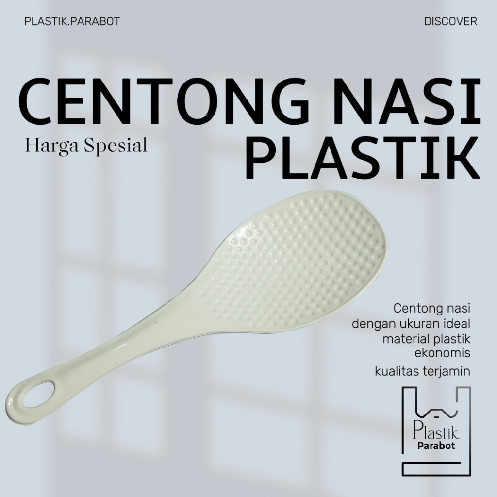 Jual Plastik Parabot Centong Nasi Plastic | Shopee Indonesia