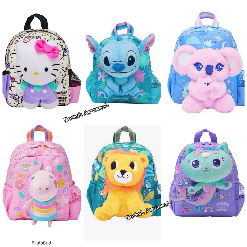 Jual Tas smiggle Teeny Tiny Backpack With Detachable Plush Toy smiggle ...