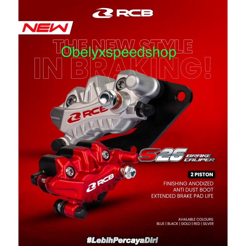 Jual Kaliper Depan RCB Racing Boy S26 Vixion / Mx King / Xabre ...
