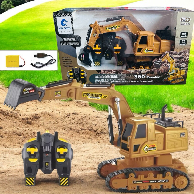 Jual UKURAN JUMBO SKALA 1:18 Remote Control Excavator 2.4Ghz Truck bego ...