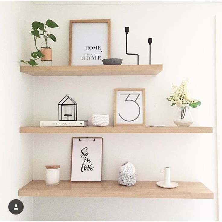 Jual RAK HAMBALAN KAYU MELAYANG/RAK DINDING DEKORASI RUMAH RAK ...