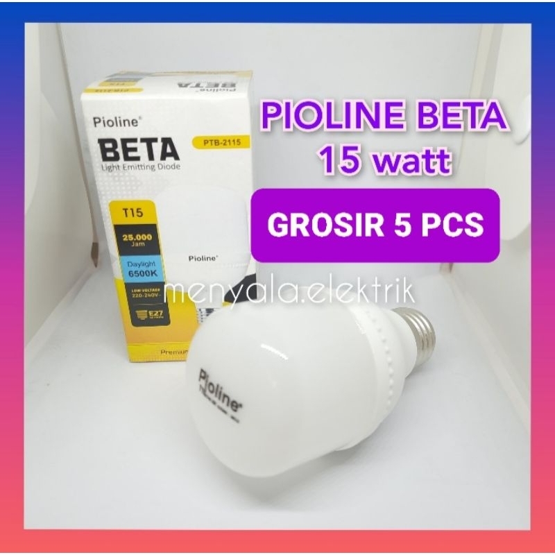 Jual Lampu LED Tabung Pioline Beta 15 Watt Grosir Per 5 pcs | Shopee ...