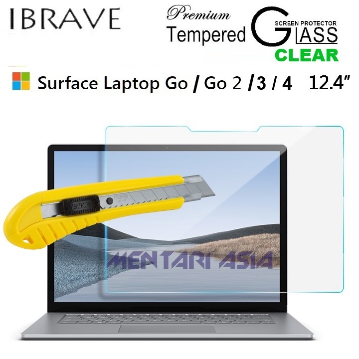 Jual Tempered Glass Surface Laptop GO-1-2-3-4 (12.4") - iBrave Premium ...