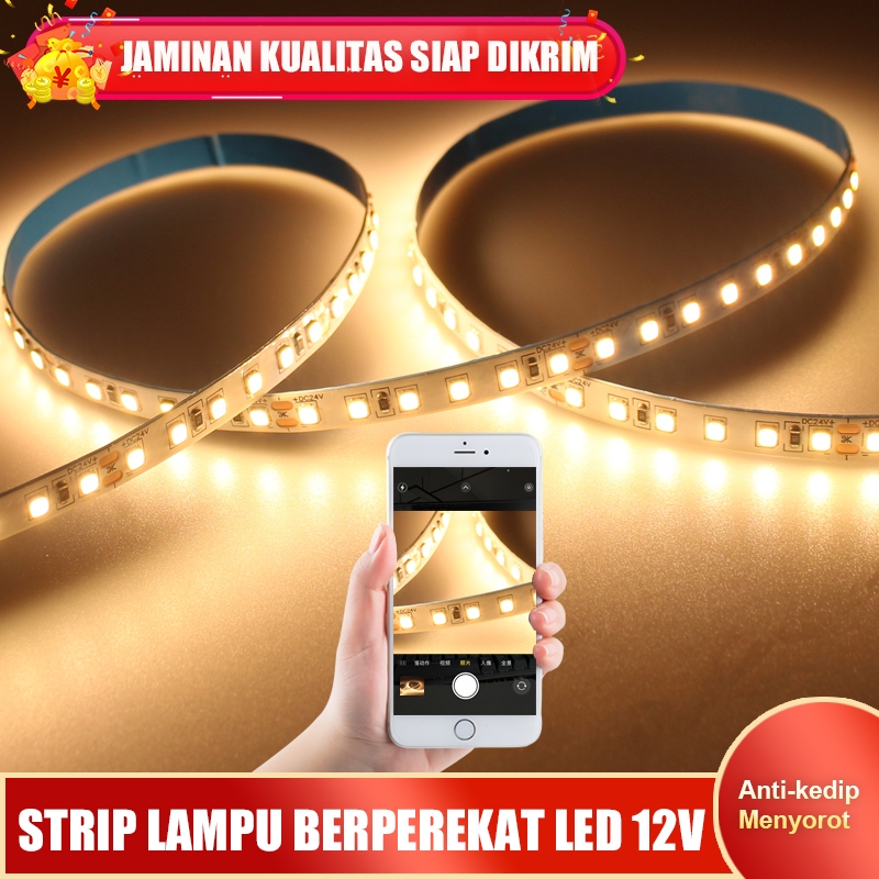 Jual Lampu Sekitar LED, Lampu Kabinet, Strip Lampu LED DC 12V SMD 2835 ...