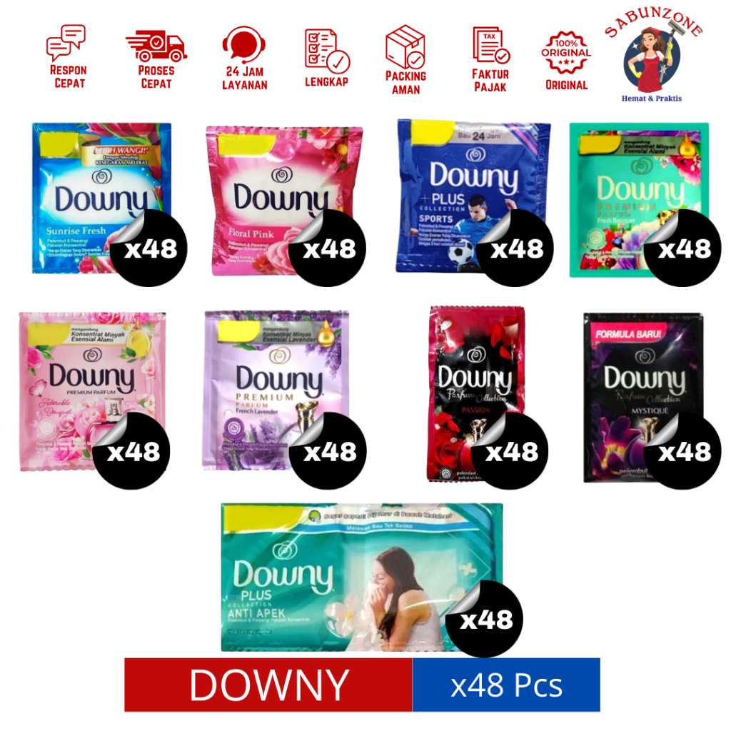 Jual Paket Murah Pewangi & Pelembut Pakaian Downy Sunrise Fresh ...
