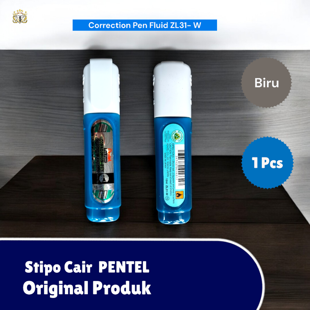 Jual Correction Pen Fluid PENTEL / Tip Ex / Cairan Koreksi Pen Premium ...