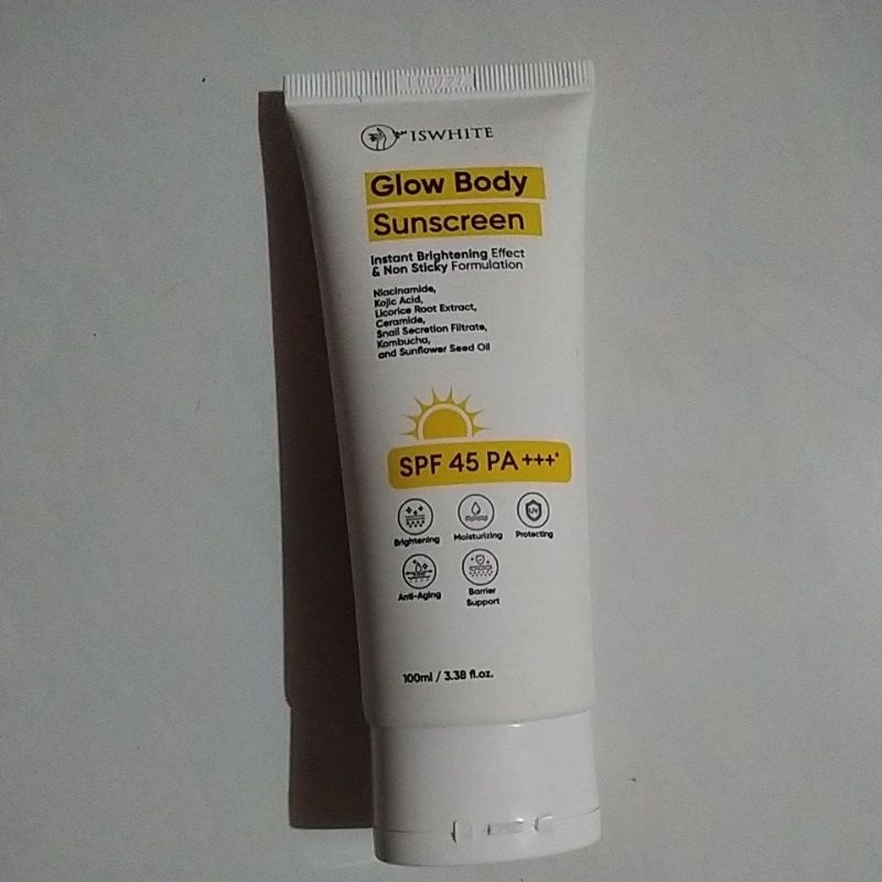 Jual Iswhite Glow Body Sunscreen | Shopee Indonesia