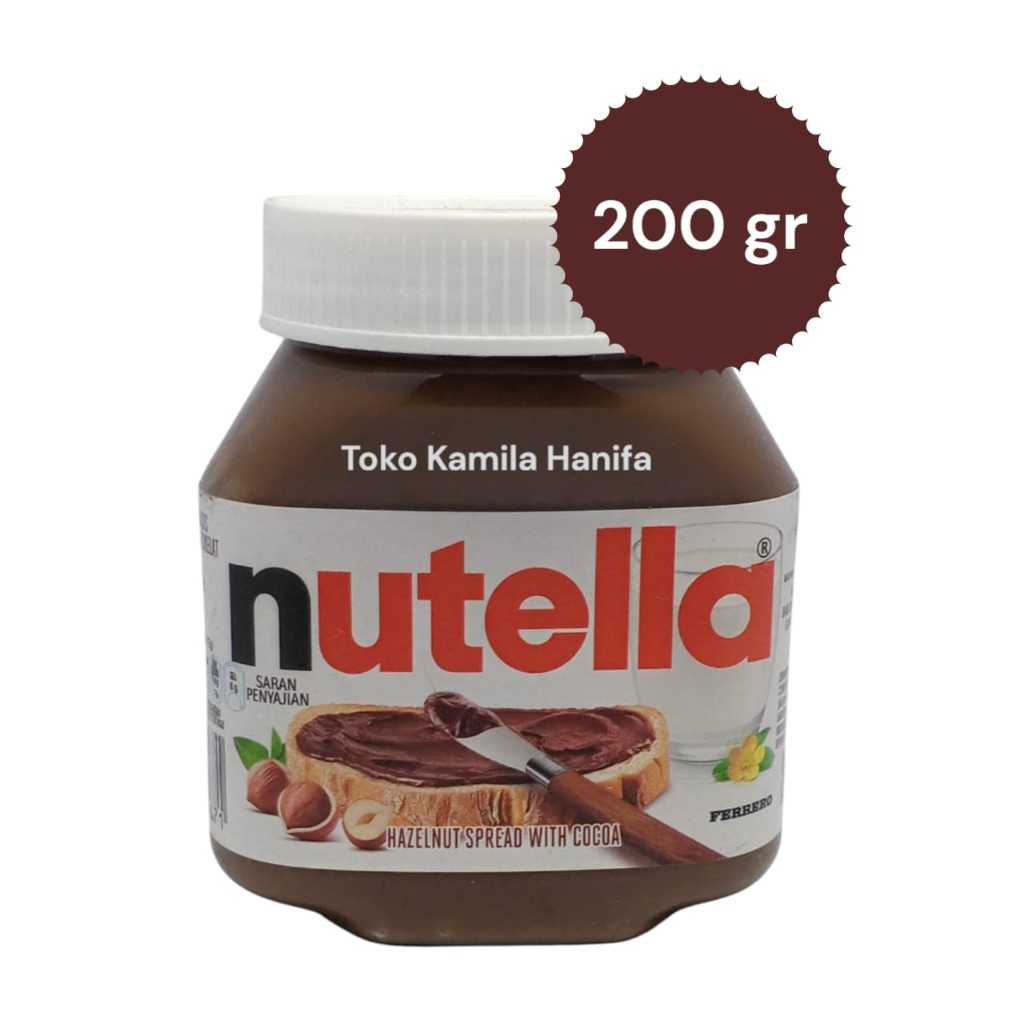 Jual Nutella Hazelnut Spread With Cocoa Selai Coklat 200 gr | Shopee ...