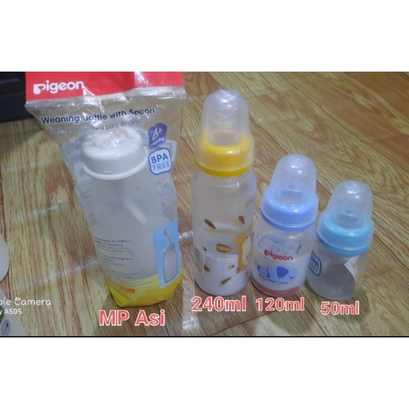 Jual Botol Susu Pigeon/MP-ASI 240ml/120ml/50ml (Satuan) | Shopee Indonesia