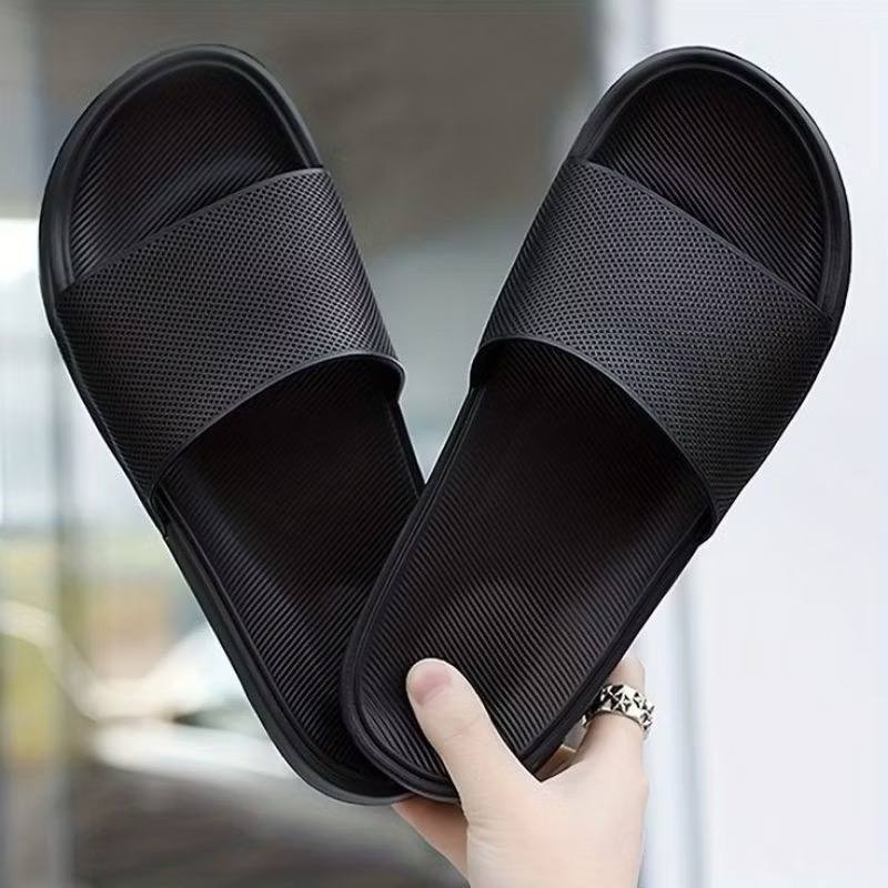 Jual Sandal slop polos pria upper model jaring sandal slide ringan ...