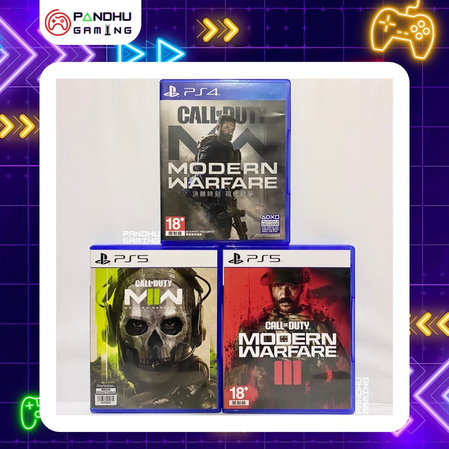 Jual Call of Duty Modern Warfare Bundle 1 2 3 PS4 PS5 Second Reg 3 ...