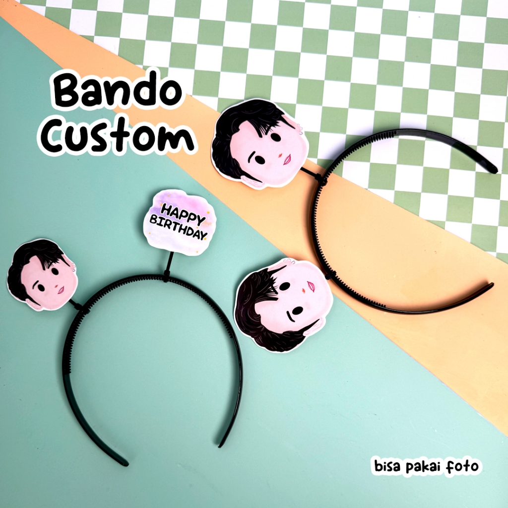 Jual CUSTOM BANDO WISUDA | ULANG TAHUN HAPPY BIRTHDAY MUKA | Shopee ...