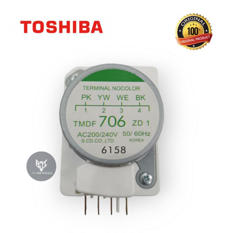 Jual TIMER Kulkas 2 Pintu TOSHIBA Original | Timer Coil 1 3 Kulkas 2 ...