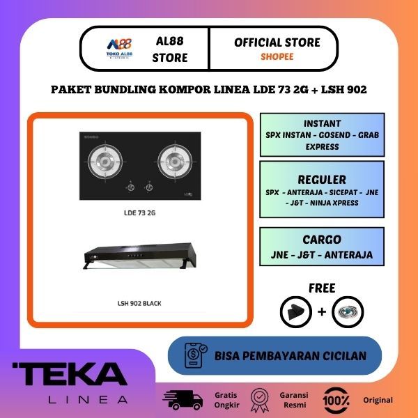 Jual Paket Bundling Kompor Tanam Linea LDE 73 2G + Slim Hood Linea LSH ...