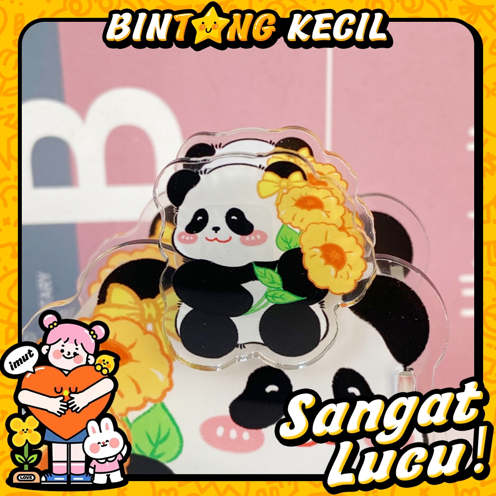 Jual Klip Penjepit Kertas panda Pemegang catatan lucu gaya ins Klip dua ...