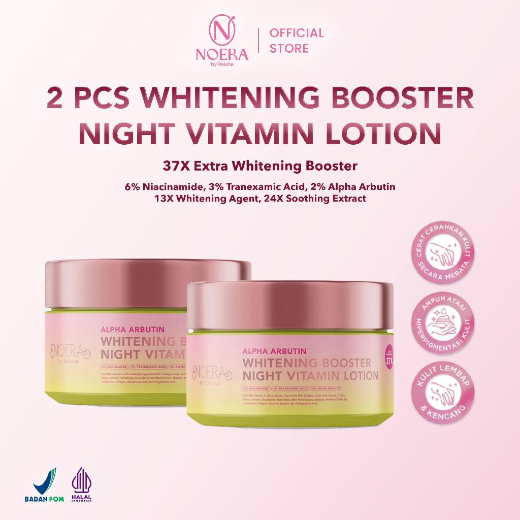 Jual Bundling 2 Box Noera Whitening Booster Night Vitamin Lotion | Hb ...