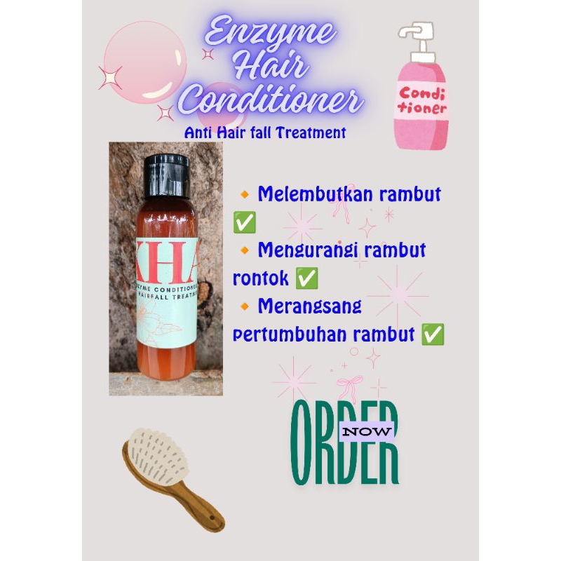 Jual ENZYME CONDITIONER Anti Hair Fall Treatment Pelembut Kondisioner ...