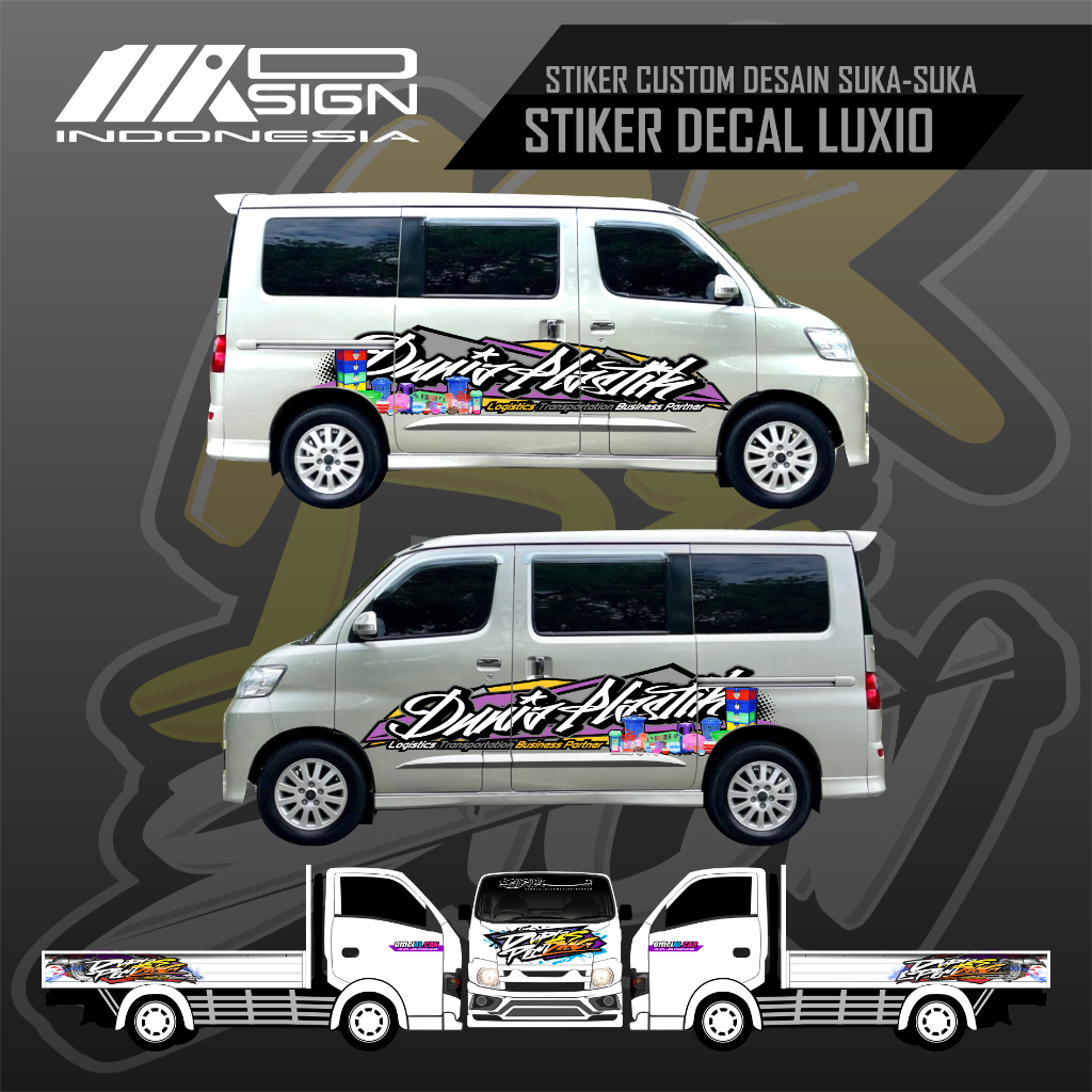 Jual STIKER STRIPPING SAMPING LUXIO STIKER DECAL TRAGA DESAIN REQUEST ...