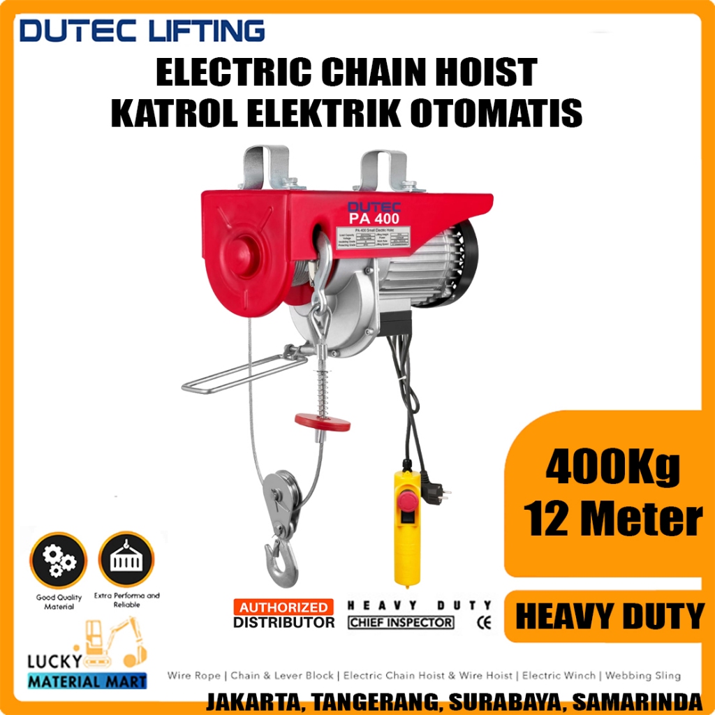 Jual Electric Chain Hoist - PA 400 - Model Sling Katrol Derek Listrik ...