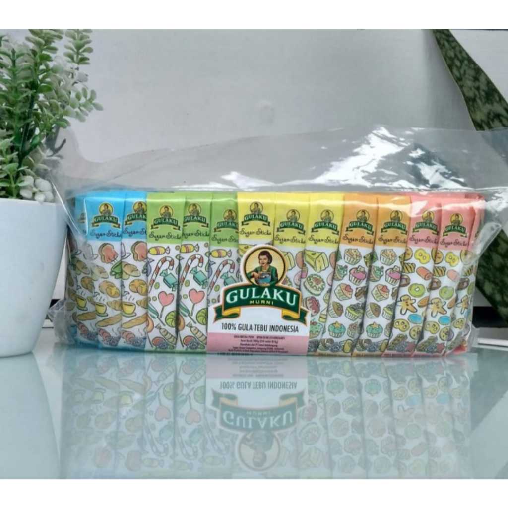 Jual Gulaku Sachet / Stick 250 Pcs Gula Pasir Sachet Gulaku Gula Pasir ...