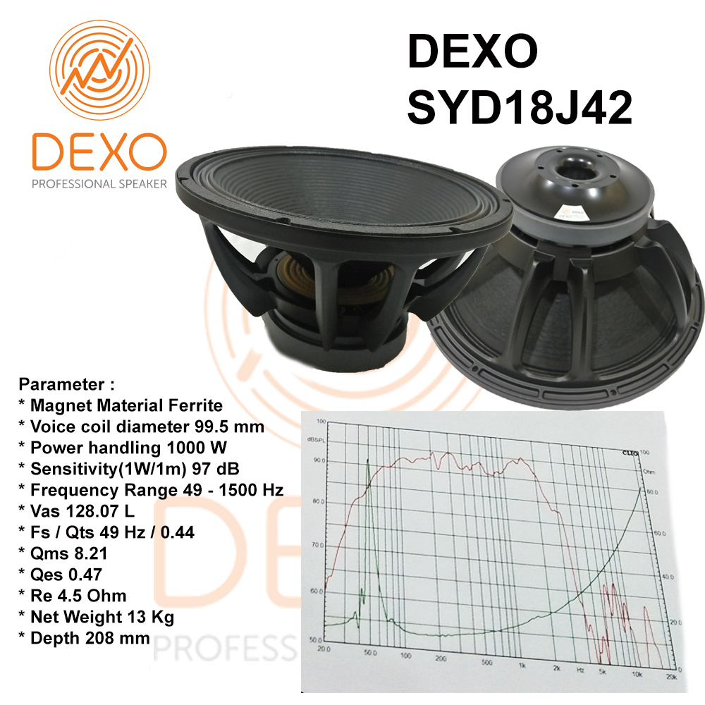 Jual SPEAKER DEXO 18 INCH SYD 18J42/ SPEAKER 18 INC DEXO 18J42 | Shopee ...