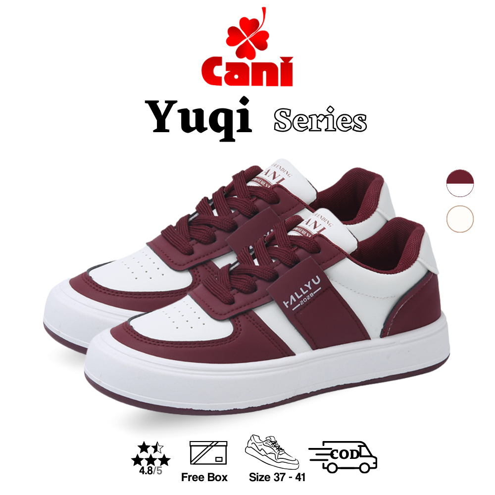 Jual Cani "Free Box" (Size 36- 41) Yuqi Sepatu Sneakers Wanita Fashion ...