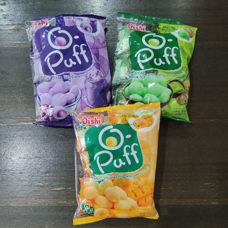 Jual Oishi O'Puff Cream Filled Marshmallows (24 pcs / 84gr) | Shopee ...