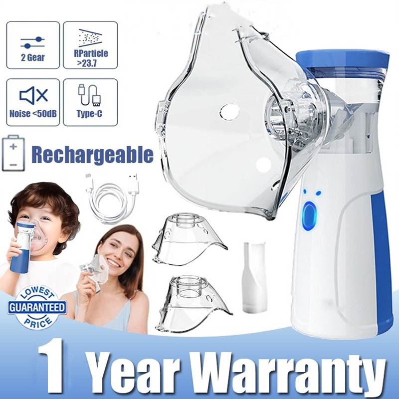 Jual Nebulizer Portable Mesh Alat Uap Bantu Pernafasan Asma Inhalasi ...