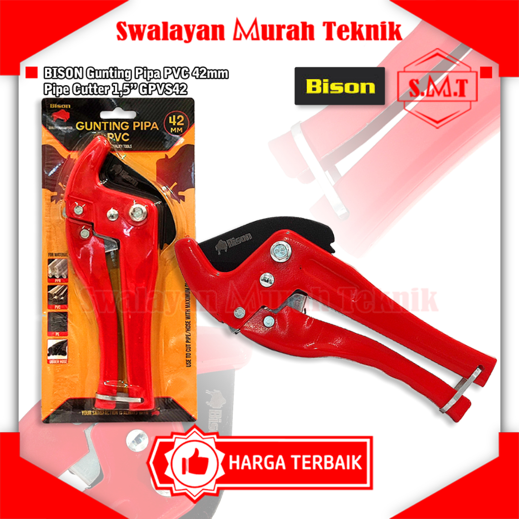 Jual Gunting Pipa PVC 42mm BISON GPVS42 Pipe Cutter 1,5" | Shopee Indonesia