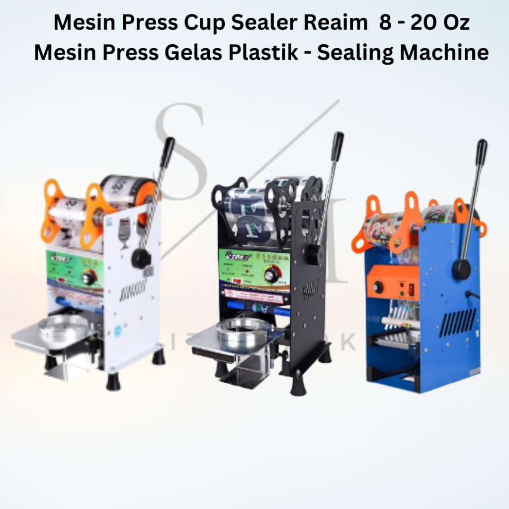 Jual Mesin Press Cup Sealer Reaim 8 - 20 Oz Mesin Press Gelas Plastik ...