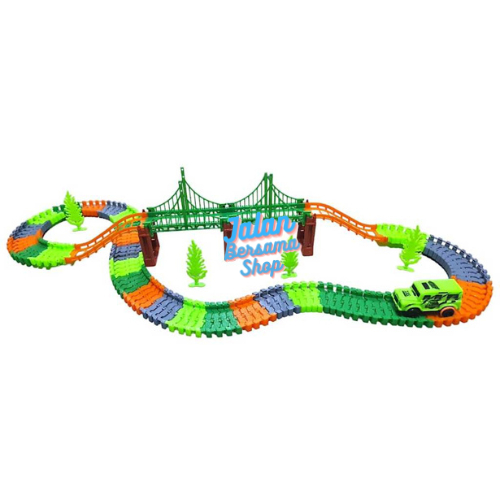 Jual Mainan Anak Set Track Trek Rel Rail Jalan Jalur Lintasan Mobil ...