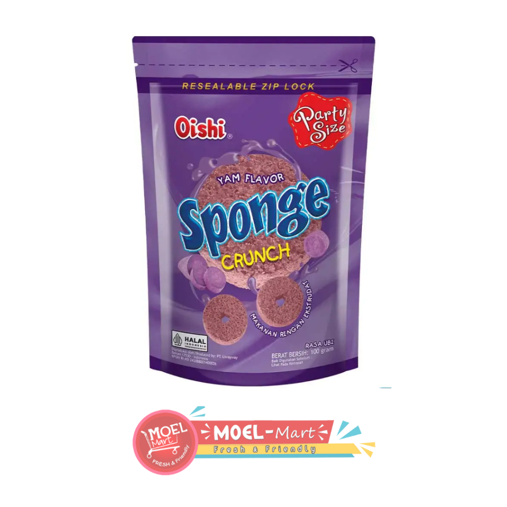 Jual OISHI SPONGE CRUNCH UBI 100GR | Shopee Indonesia
