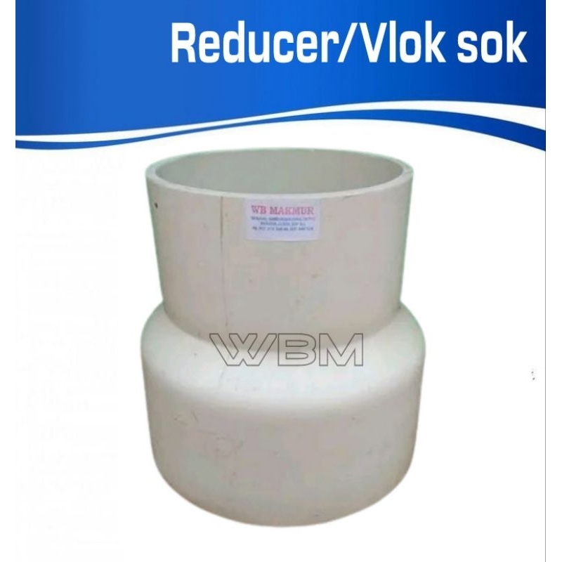 Jual Fitting pvc reducer sok 10 x 8 inchi vlok sok 10 ke 8 dim aw ...