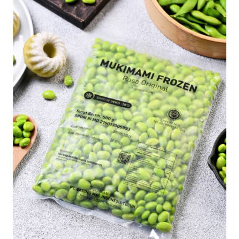 Jual edamame kupas / mukimami / mukimame / edamame frozen | Shopee Indonesia