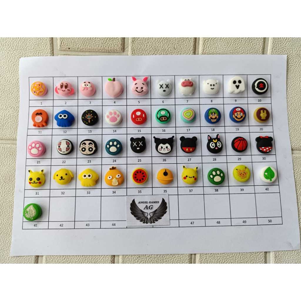 Jual Animal Crossing Joycon Thumb Grip Nintendo Switch V1 V2 OLED ...