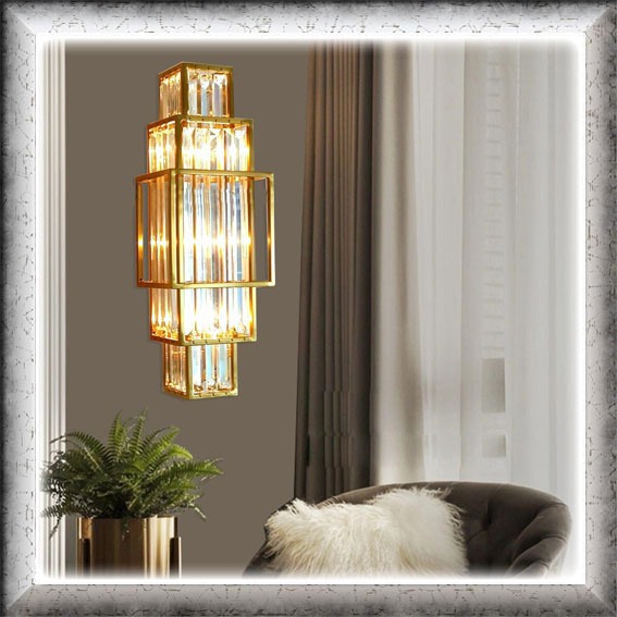 Jual Lampu hias dinding premium KRISTAL mewah MODERN original ELEGAN ...