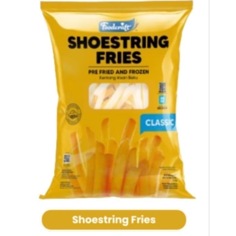 Jual Kentang goreng Foodcraft Shoestring Fries 1kg | Shopee Indonesia