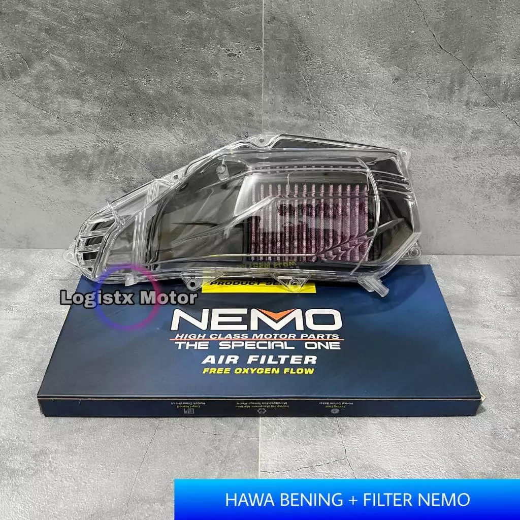 Jual Tutup Hawa Bening Nemo + Filter Udara Nemo Vario 125 150 Old / Led ...
