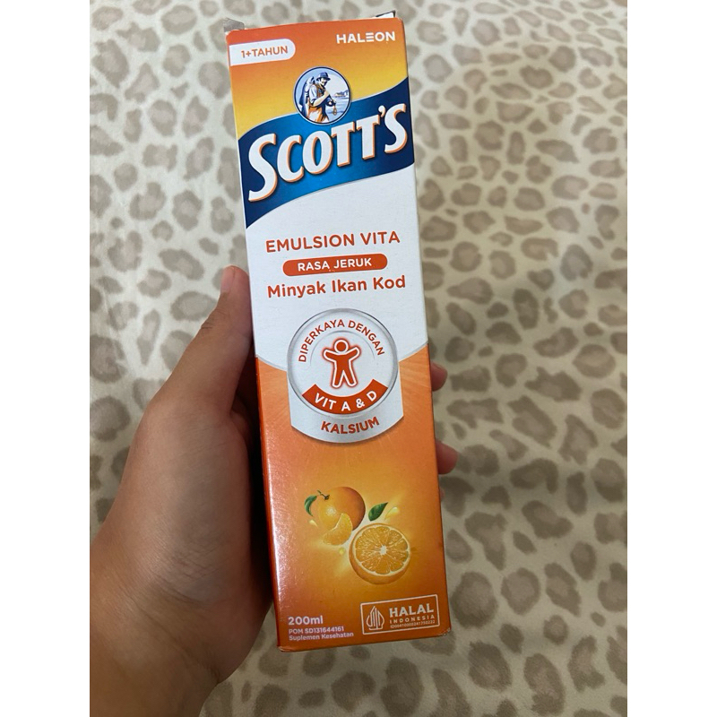 Jual scotts emulsion rasa jeruk 200 ml | Shopee Indonesia