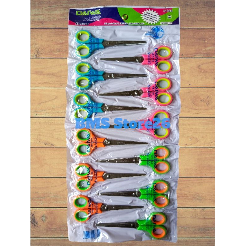 Jual Gunting Warna Besar - Gunting Renceng Murah Stainless 7 Inch Isi ...