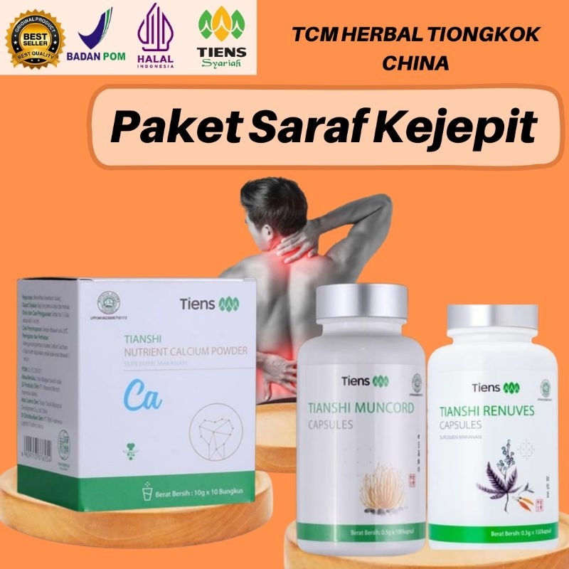Jual obat fitofarmaka paket obat saraf kejepit renuves muncord NHCP ...