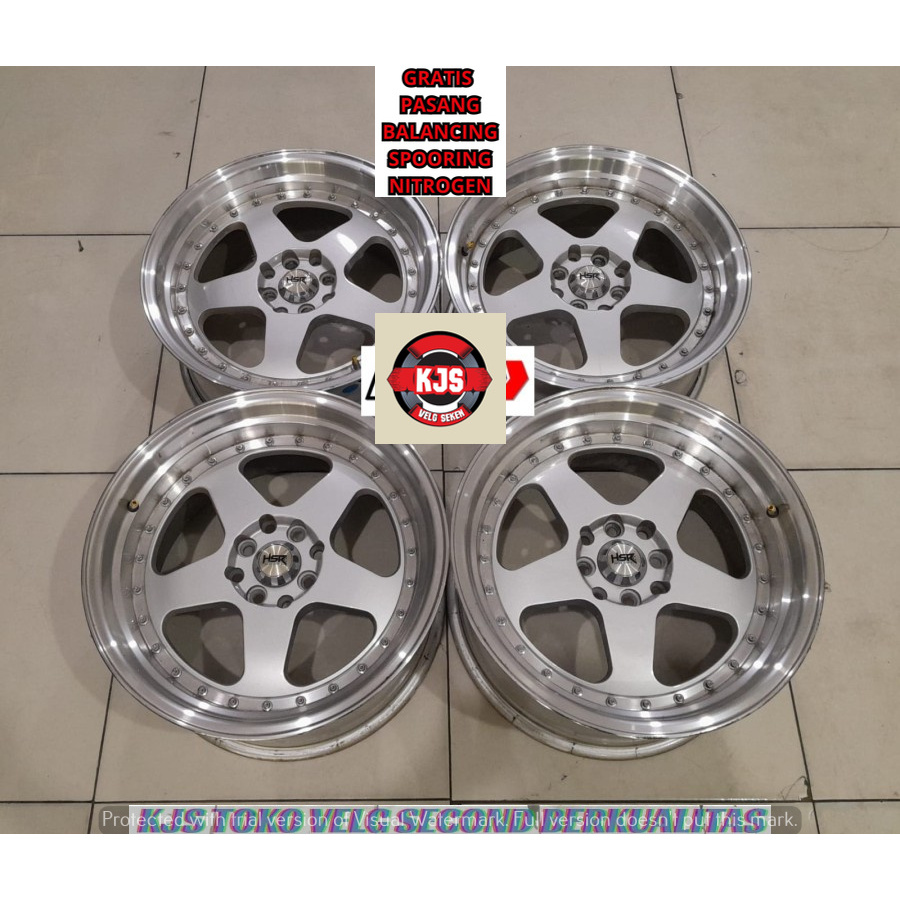 Jual VELG RACING SECOND MODEL HSR BURN RING 17 LEBAR 8-9 LOBANG BAUT 4X100-4X114,3 OFFSET 30-25 ...