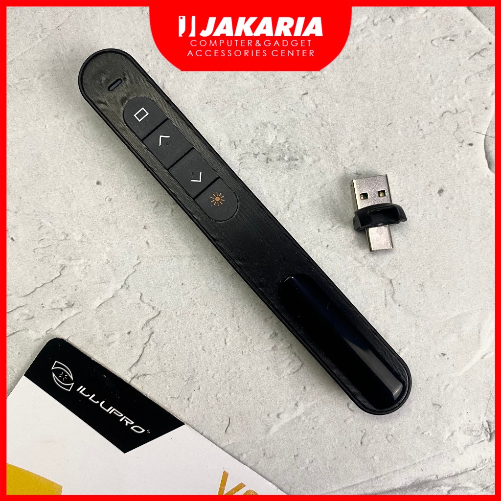 Jual Wireless Presenter Laser Pointer 2-in-1 Type-C and USB Receiver ...
