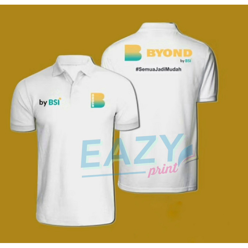 Jual BAJU POLO SHIRT BEYOND BYOND BY BSI SERAGAM STAFF KARYAWAN BANK ...