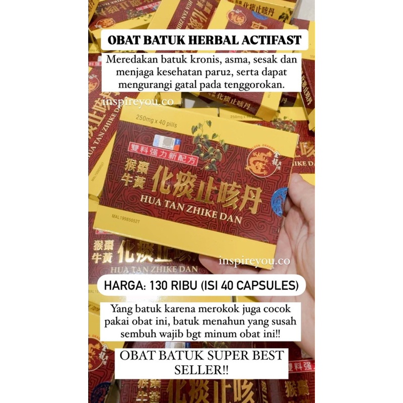 Jual Obat Batuk Herbal Actifast Penang | Shopee Indonesia