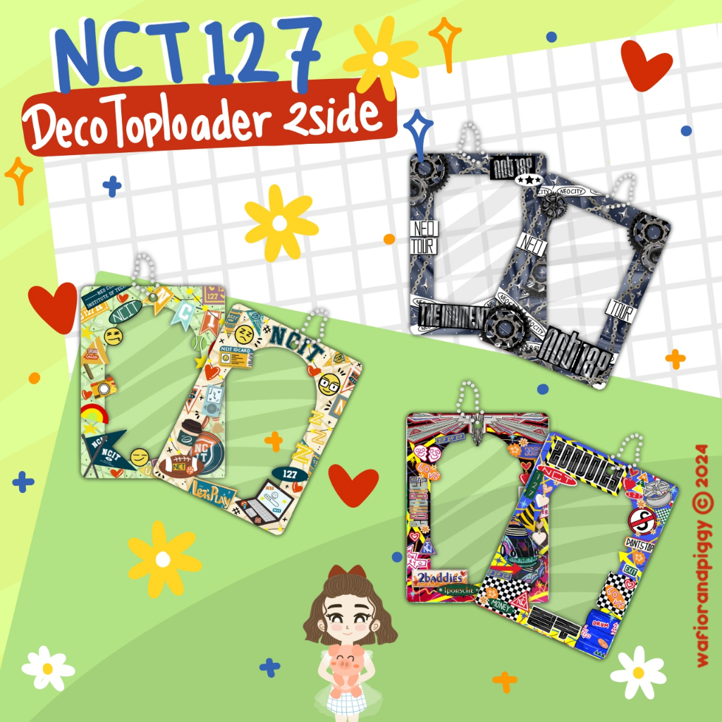 Jual Wafior and Piggy - NCT 127 Toploader Deco (Photocard Holder PVC ...