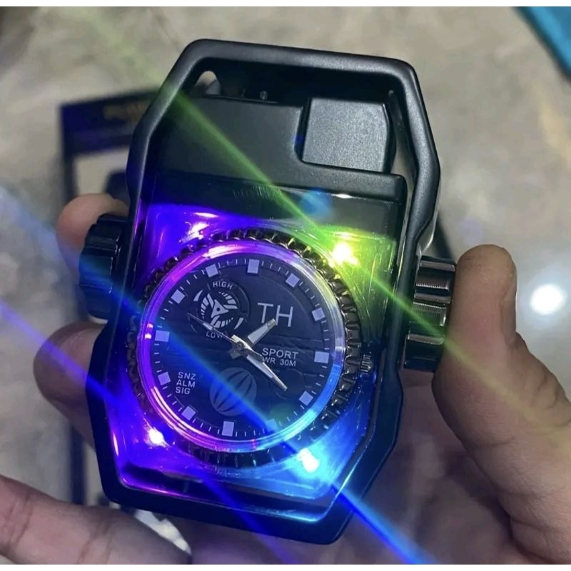 Jual KOREK ELEKTRIK PLASMA SPINNER VIRAL PLUS JAM AKTIF DAN LED ...