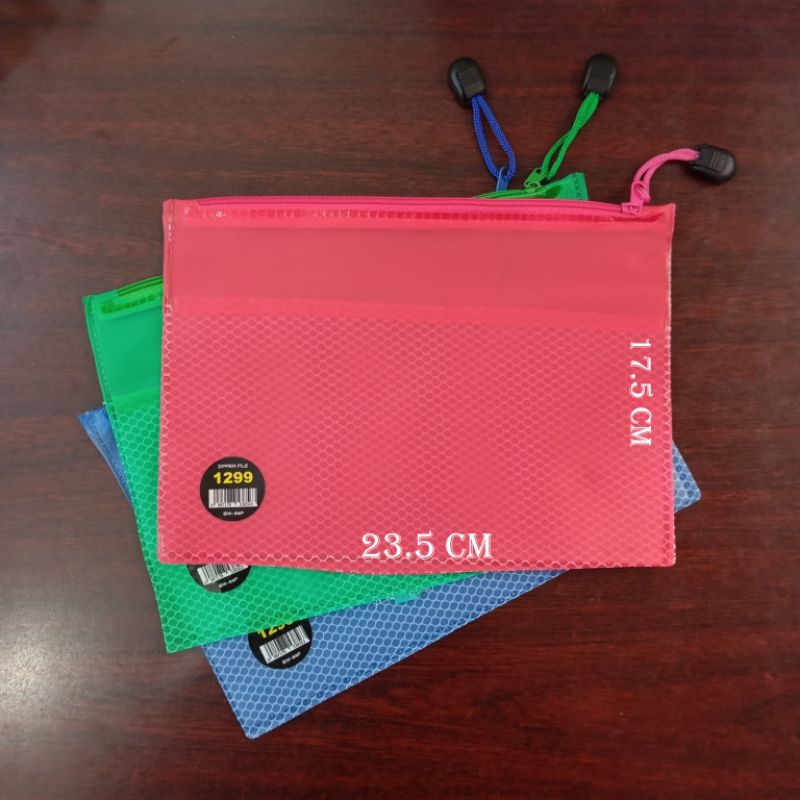 Jual Map Resleting / Map Zipper A5 ( 23.5 cm x 17.5 cm) | Shopee Indonesia